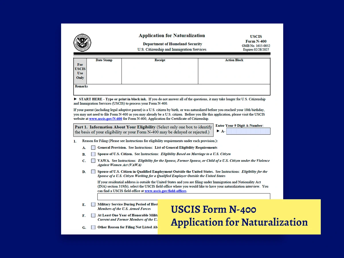 US citizenship application: How to fill N-400 form